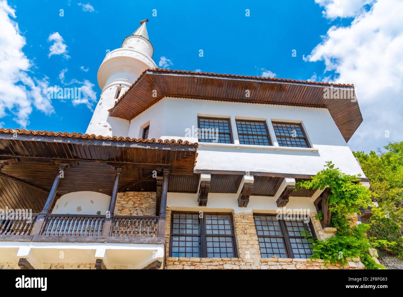 Palace of Queen Maria in Bulgarian city Balchik Stock Photo - Alamy