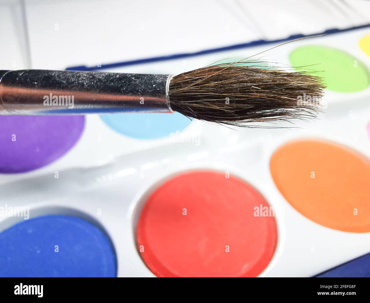 Set of colour paints hi-res stock photography and images - Alamy