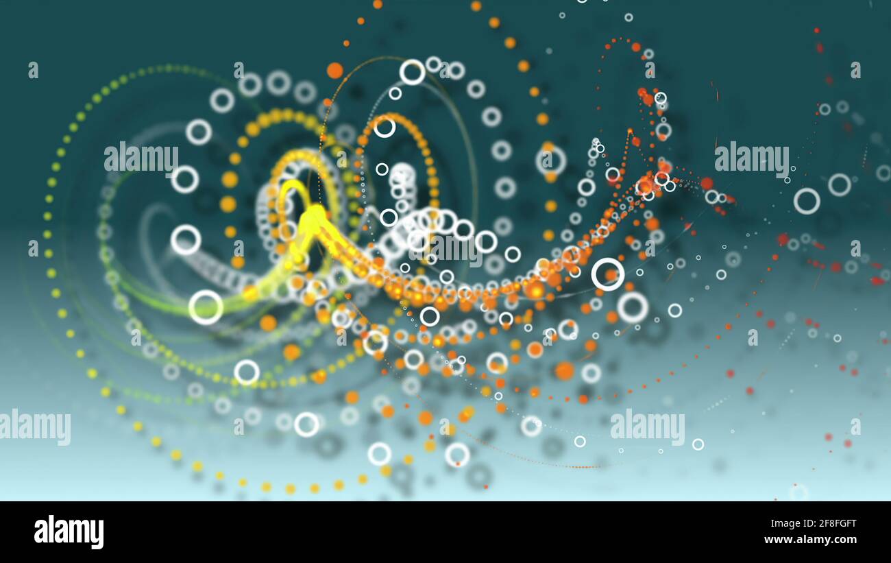 Spiral particles computer generated hi-res stock photography and images ...