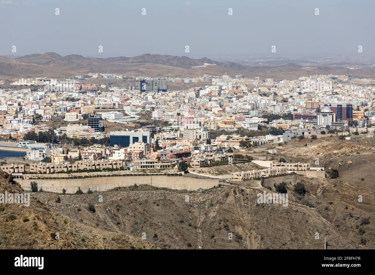 Abha, Saudi Arabia, February 24 2020: City of Abha in the southeast of ...