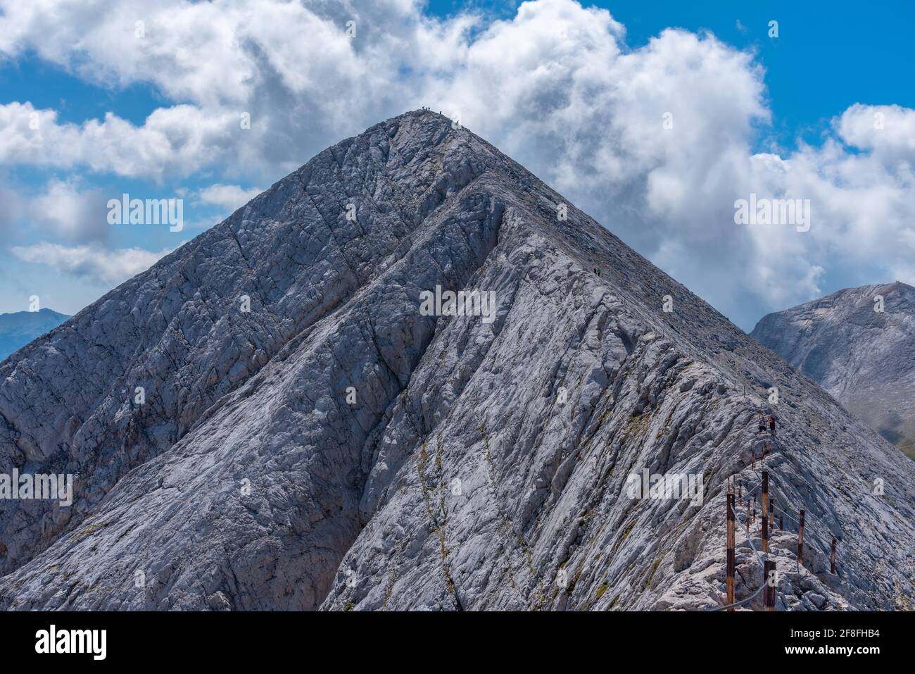 Vihren peak at Pirin national park is second highest peak in Bulgaria ...