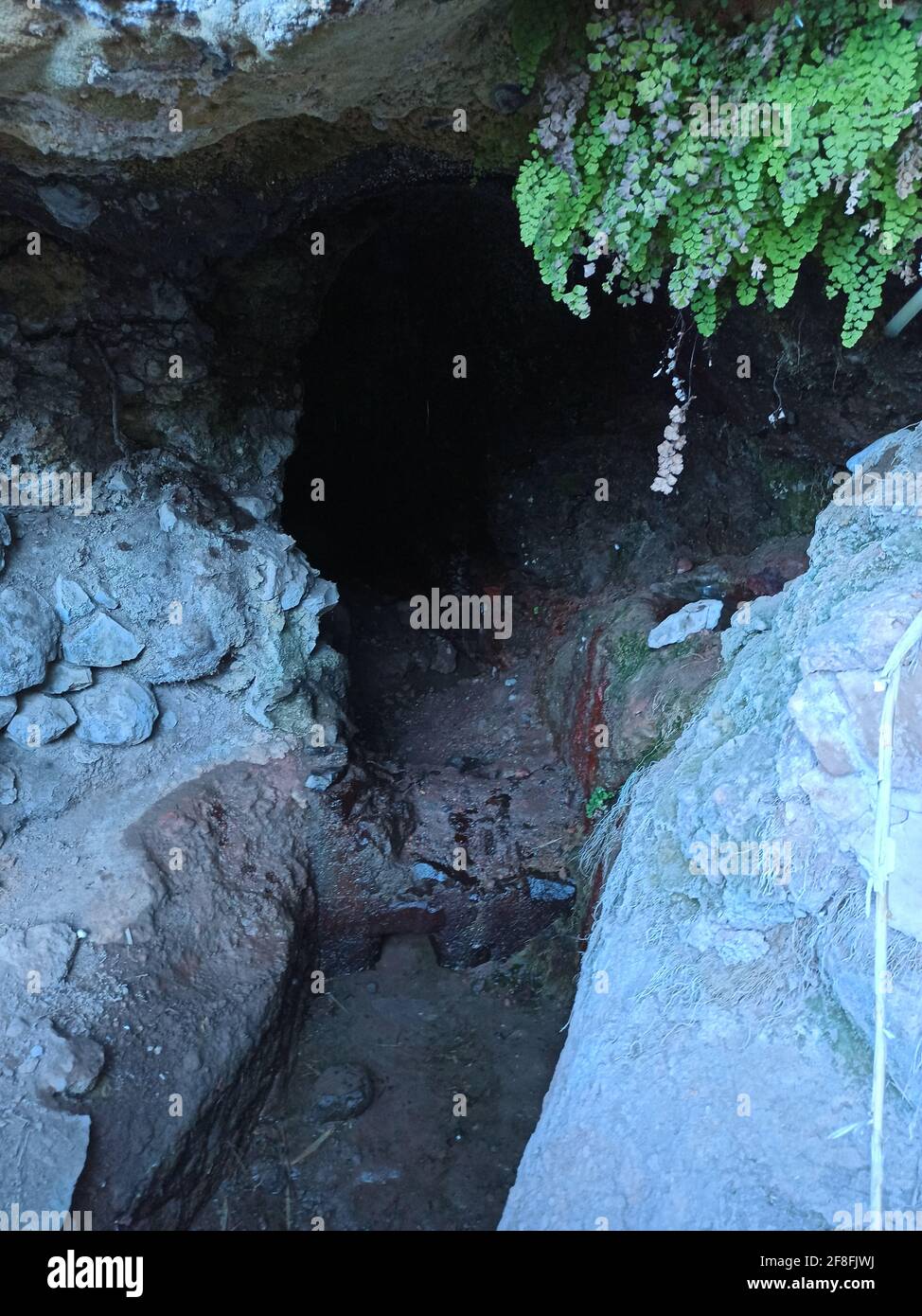 Small wet humid cave hi-res stock photography and images - Alamy
