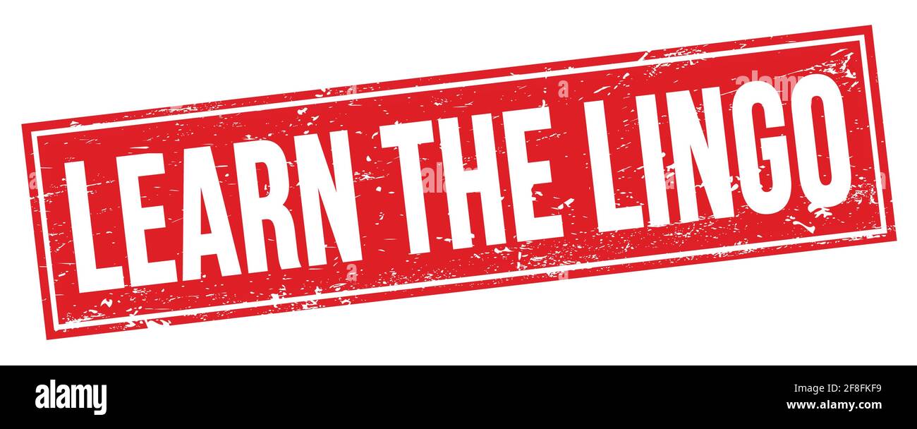 Learn the lingo word hi-res stock photography and images - Alamy