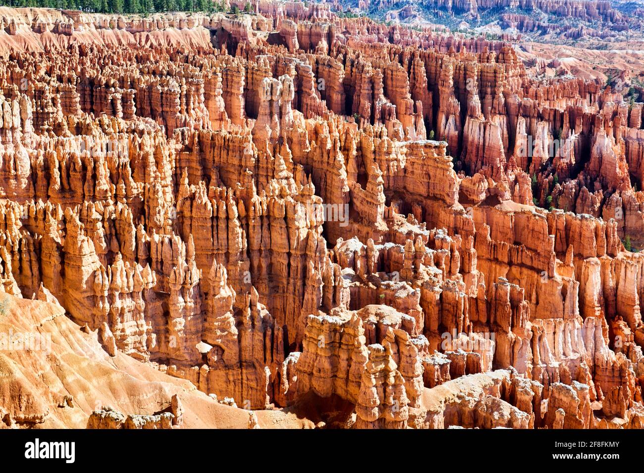 Inspiration Point Lookout in the Bryce Canyon National Park. Utah USA ...