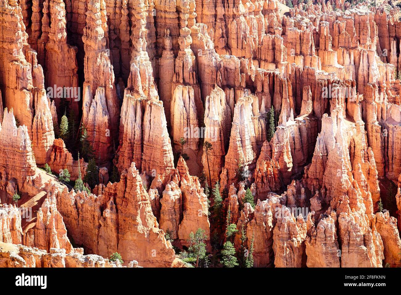 Inspiration Point Lookout in the Bryce Canyon National Park. Utah USA ...