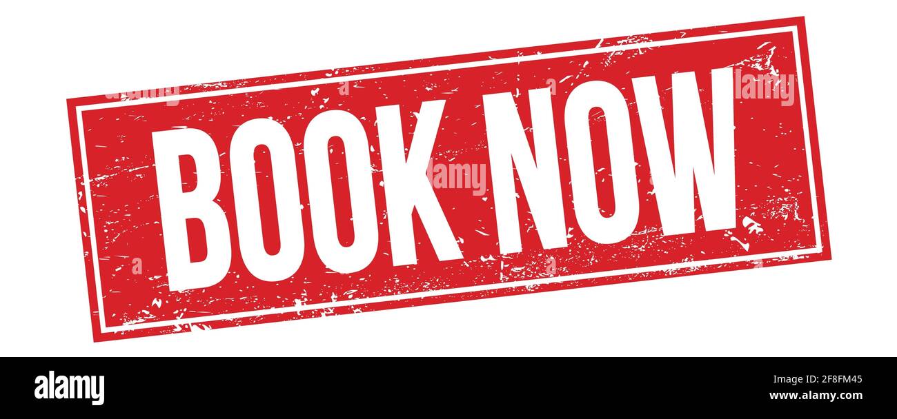 Book now stamp sign seal hi-res stock photography and images - Alamy