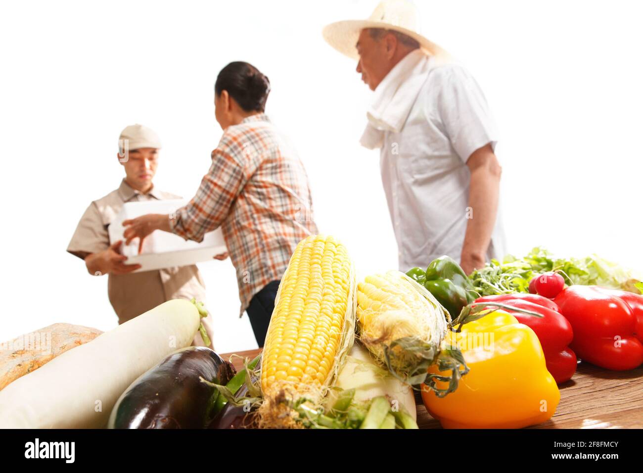 Farmers express agricultural products Stock Photo - Alamy