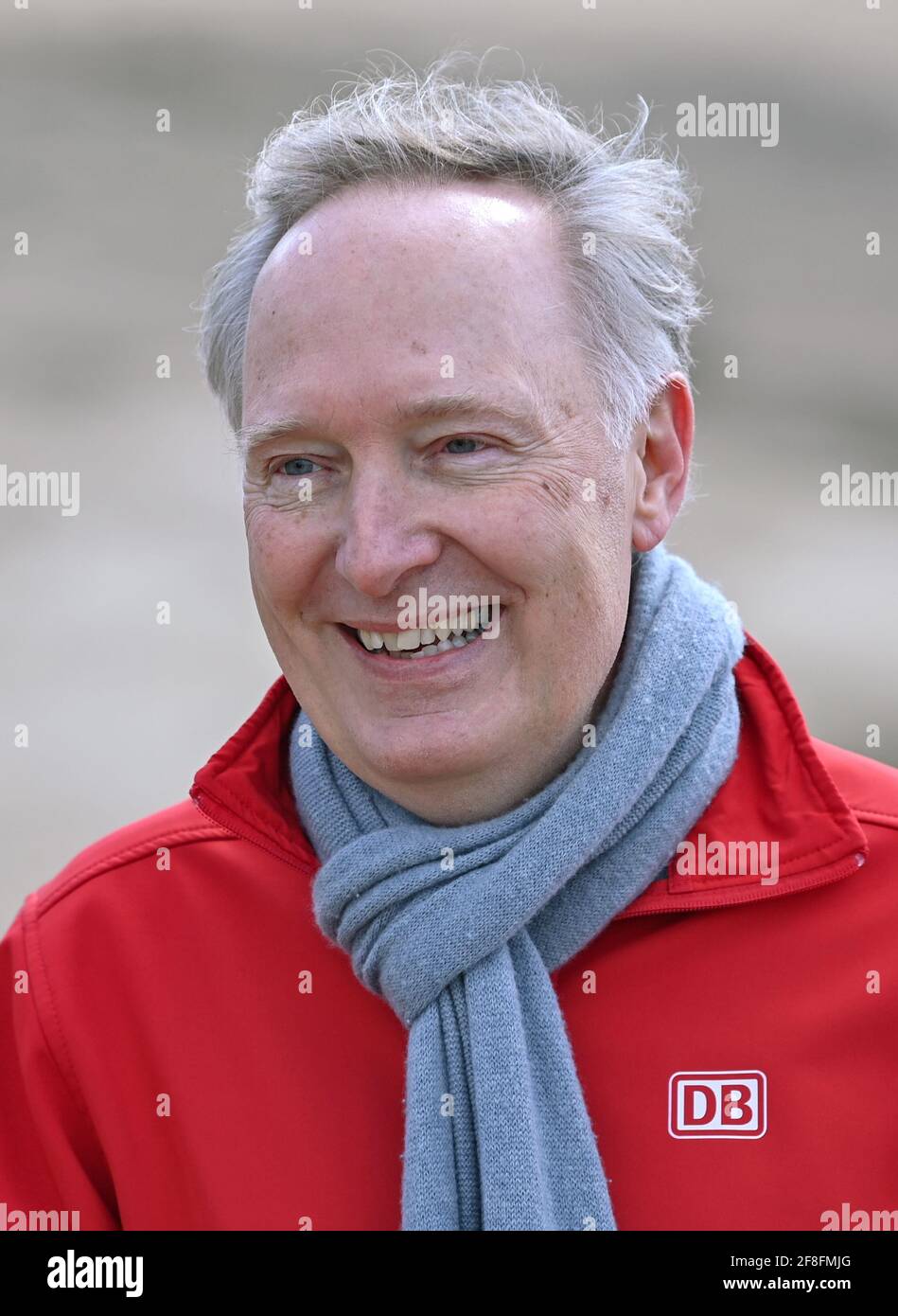 Mahlow, Germany. 13th Apr, 2021. Alexander Kaczmarek, Deutsche Bahn's ...