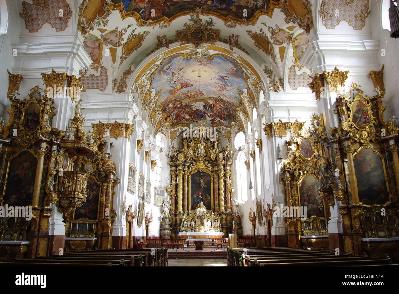 Church of the Holy Cross, Landsberg Am Lech, Bavaria, Germany Stock ...