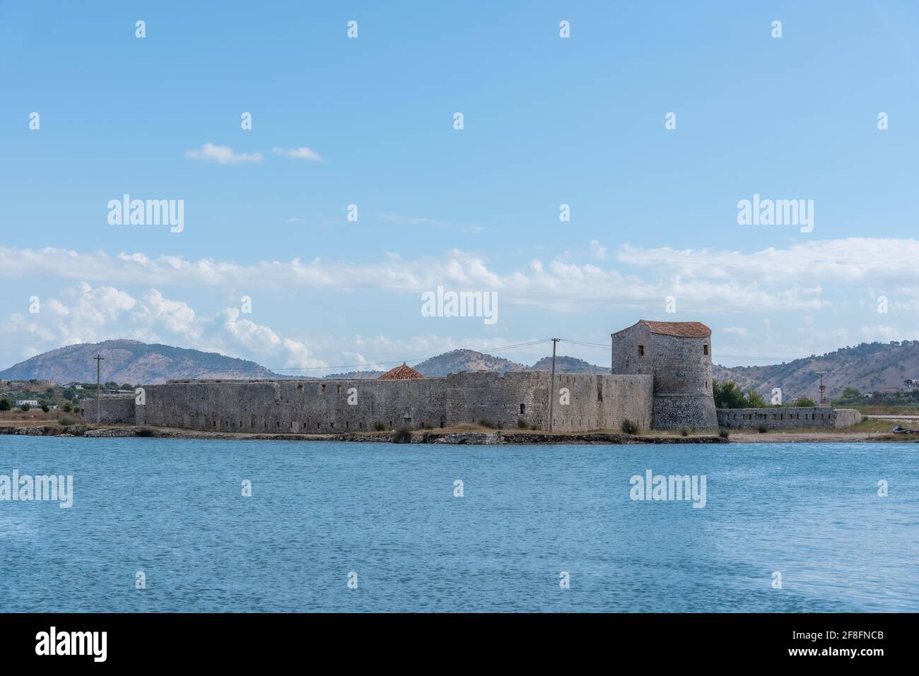 Venetian Triangle Castle at Butrint, Albania Stock Photo - Alamy
