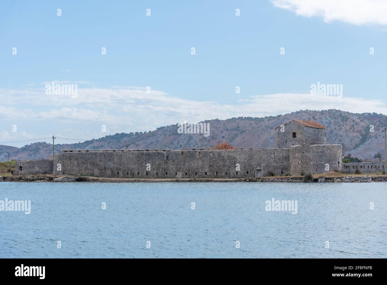 Venetian Triangle Castle at Butrint, Albania Stock Photo - Alamy