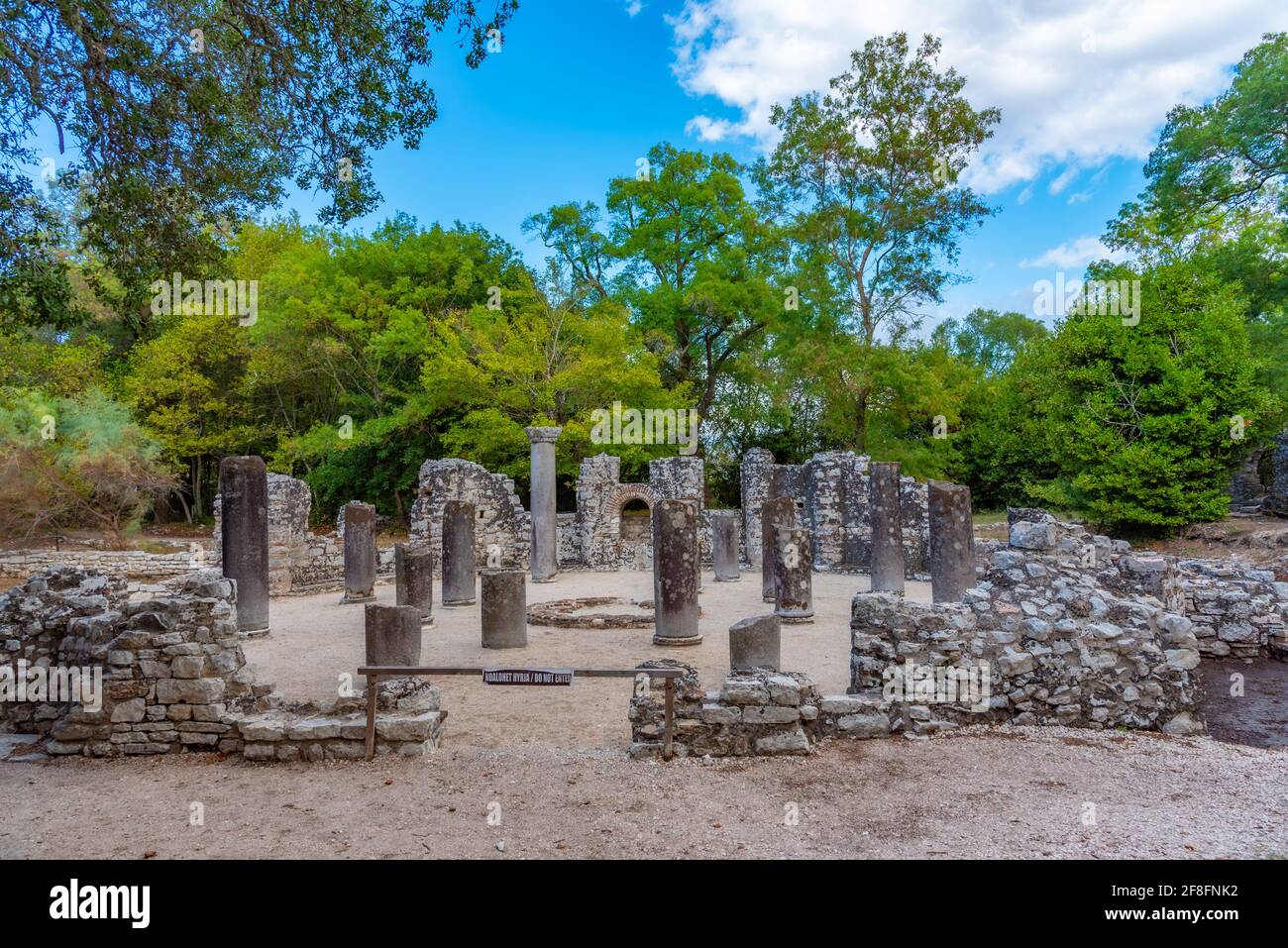 Baptistery at Butrint National park in Albania Stock Photo - Alamy