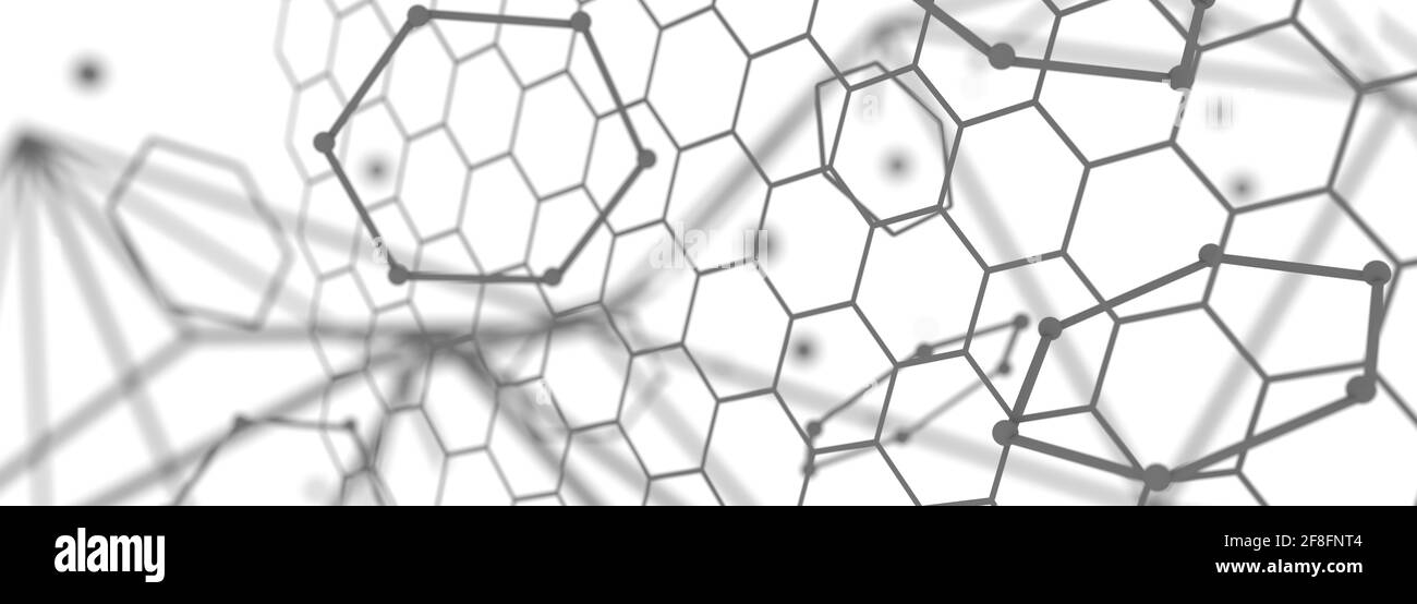 Molecule And Communication Background. Brochure or web banner design ...