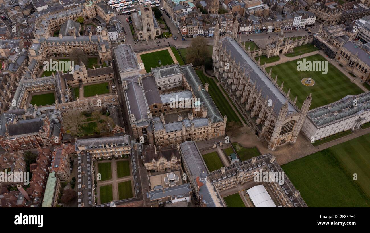 Cambridge rooftop view hi-res stock photography and images - Alamy