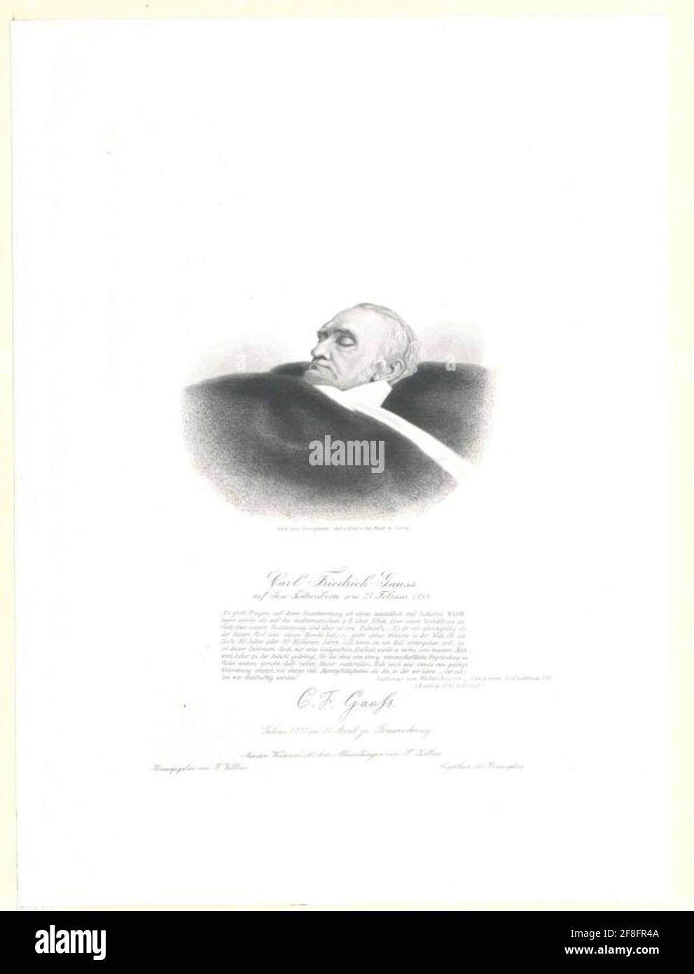 Gauss, Karl Friedrich Stock Photo - Alamy