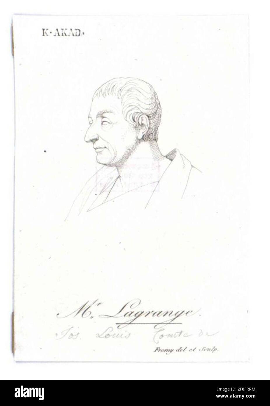 Lagrange, Joseph Louis Comte Stock Photo - Alamy