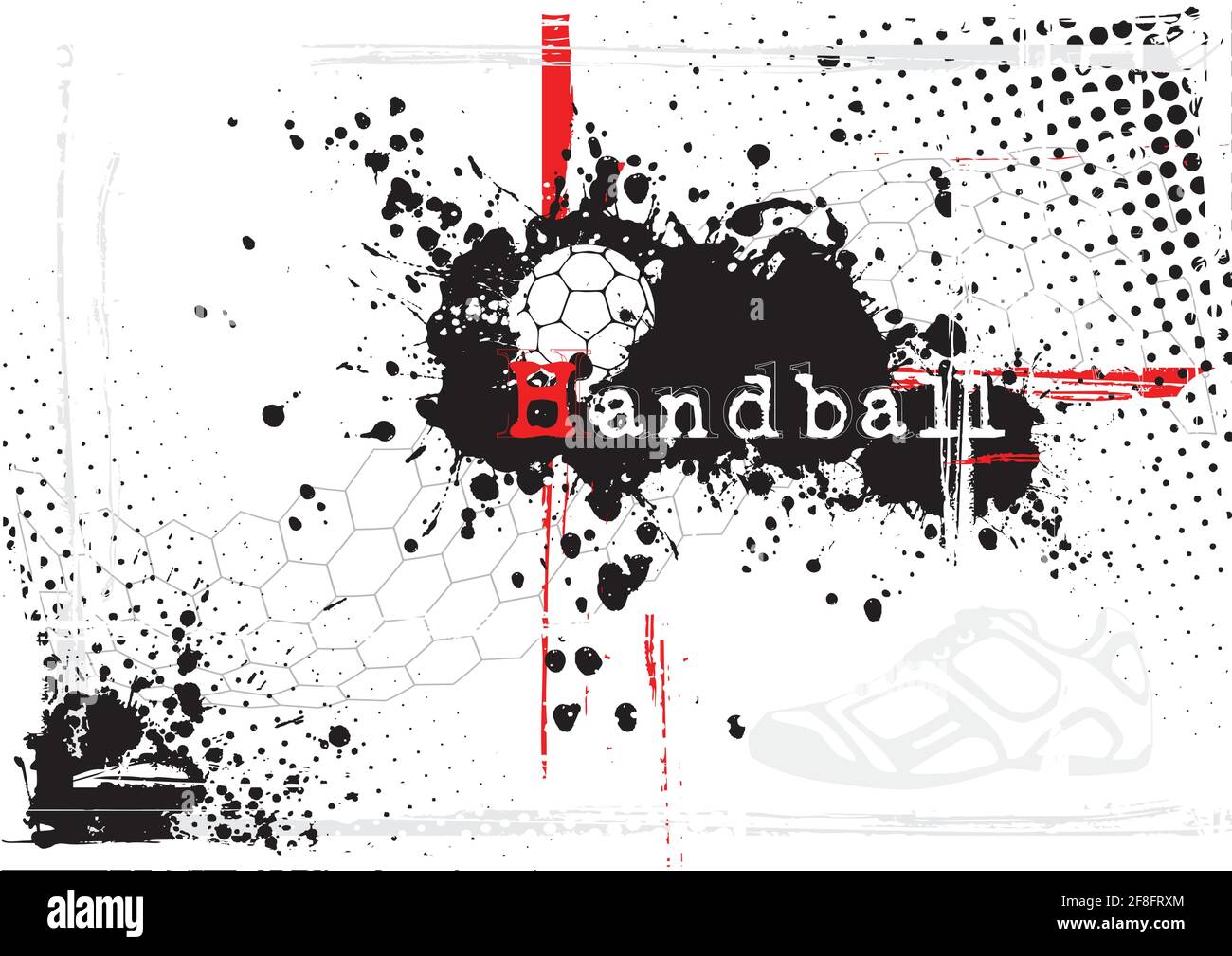 handball poster background Stock Vector Image & Art - Alamy