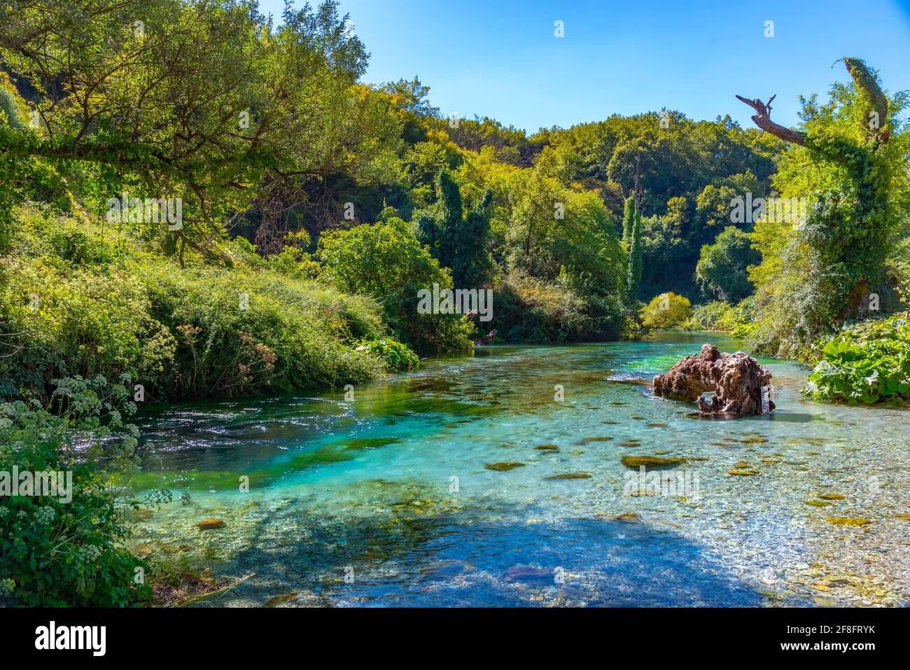 Blue eye natural spring crystal hi-res stock photography and images - Alamy