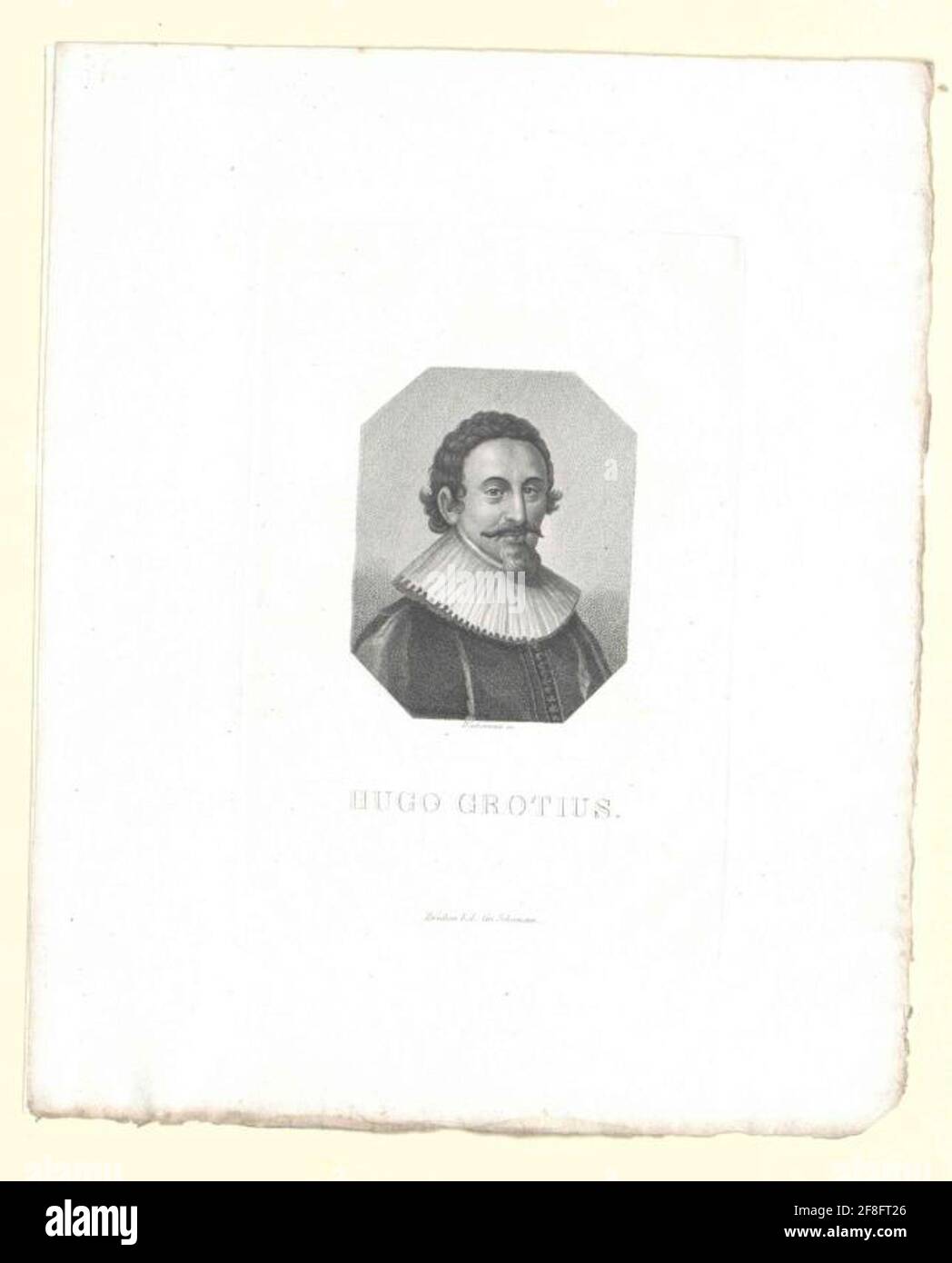 Grotius, Hugo Eraser: Wachsmann, Antonplace: Gebrüder Schumann Stock ...
