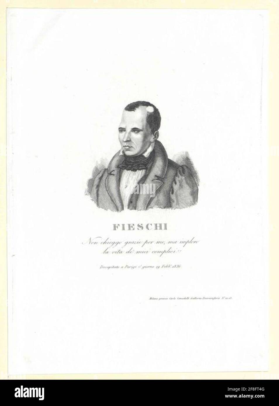 Giuseppe fieschi hi-res stock photography and images - Alamy