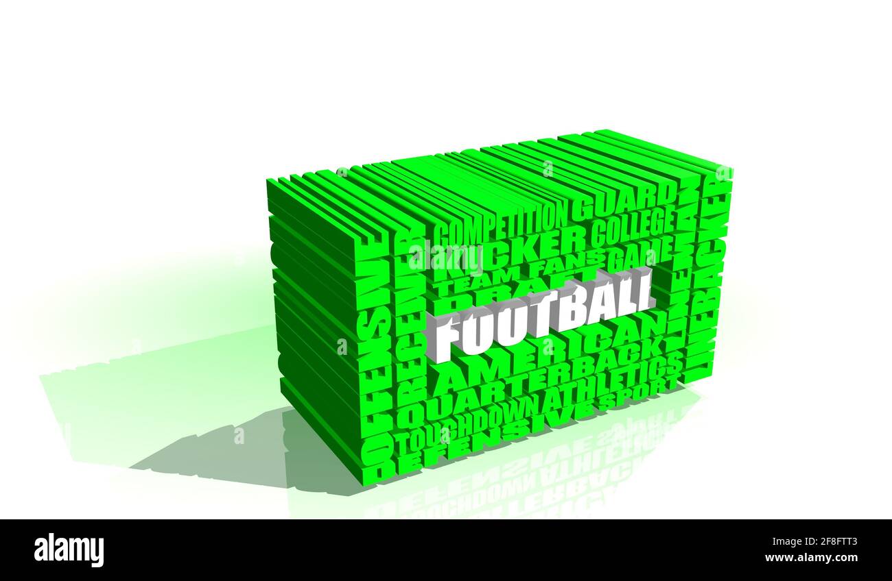 American football alphabet hi-res stock photography and images - Alamy
