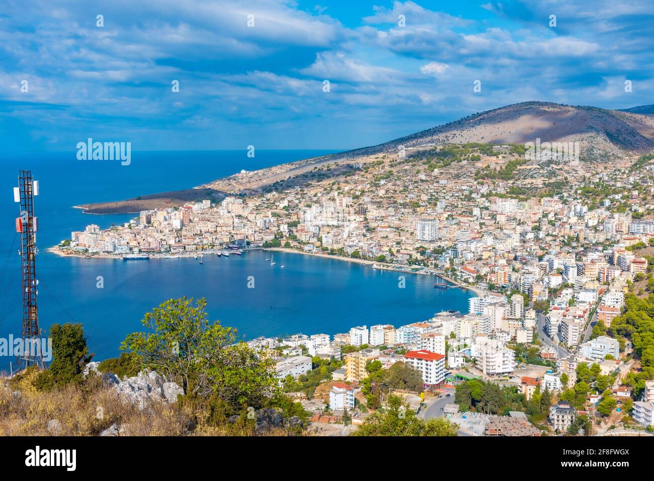 Saranda city port in albania hi-res stock photography and images - Alamy