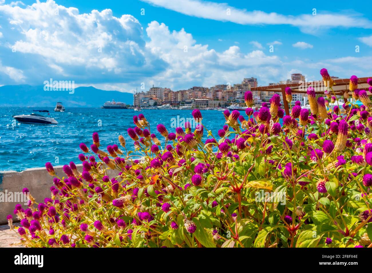 Saranda seaside promenade hi-res stock photography and images - Alamy