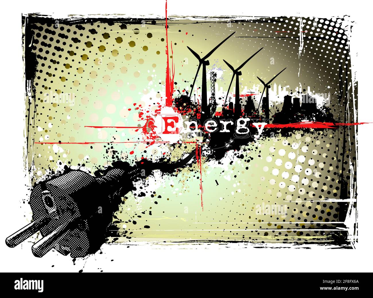 Energy poster background Stock Vector Image & Art - Alamy