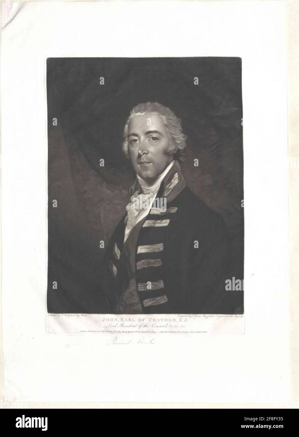 Pitt, 2. Earl of Chatham, John Stock Photo - Alamy