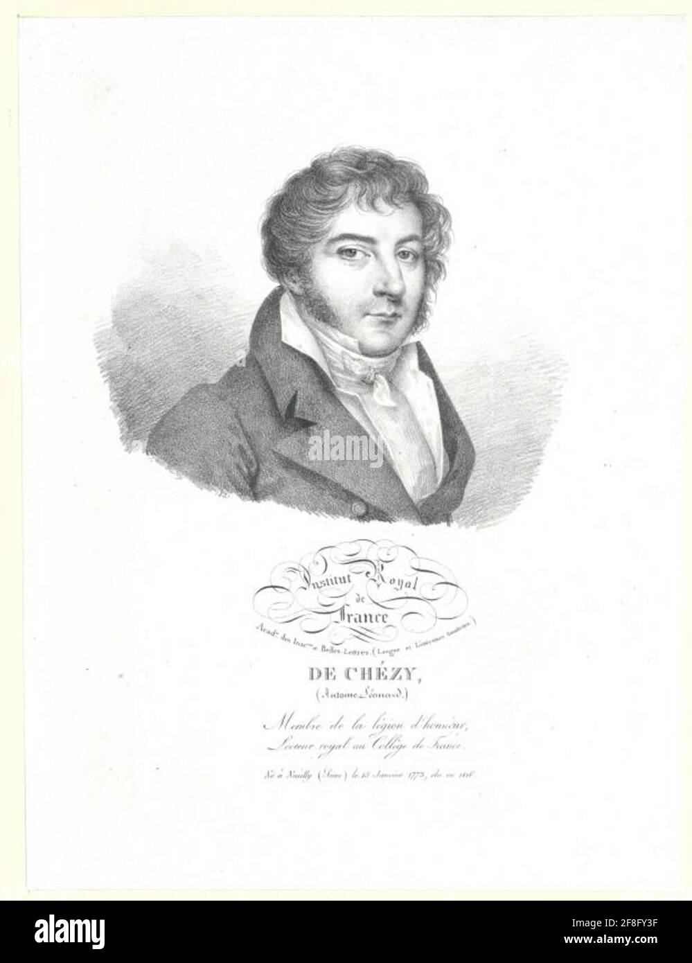 Antoine de chezy hi-res stock photography and images - Alamy