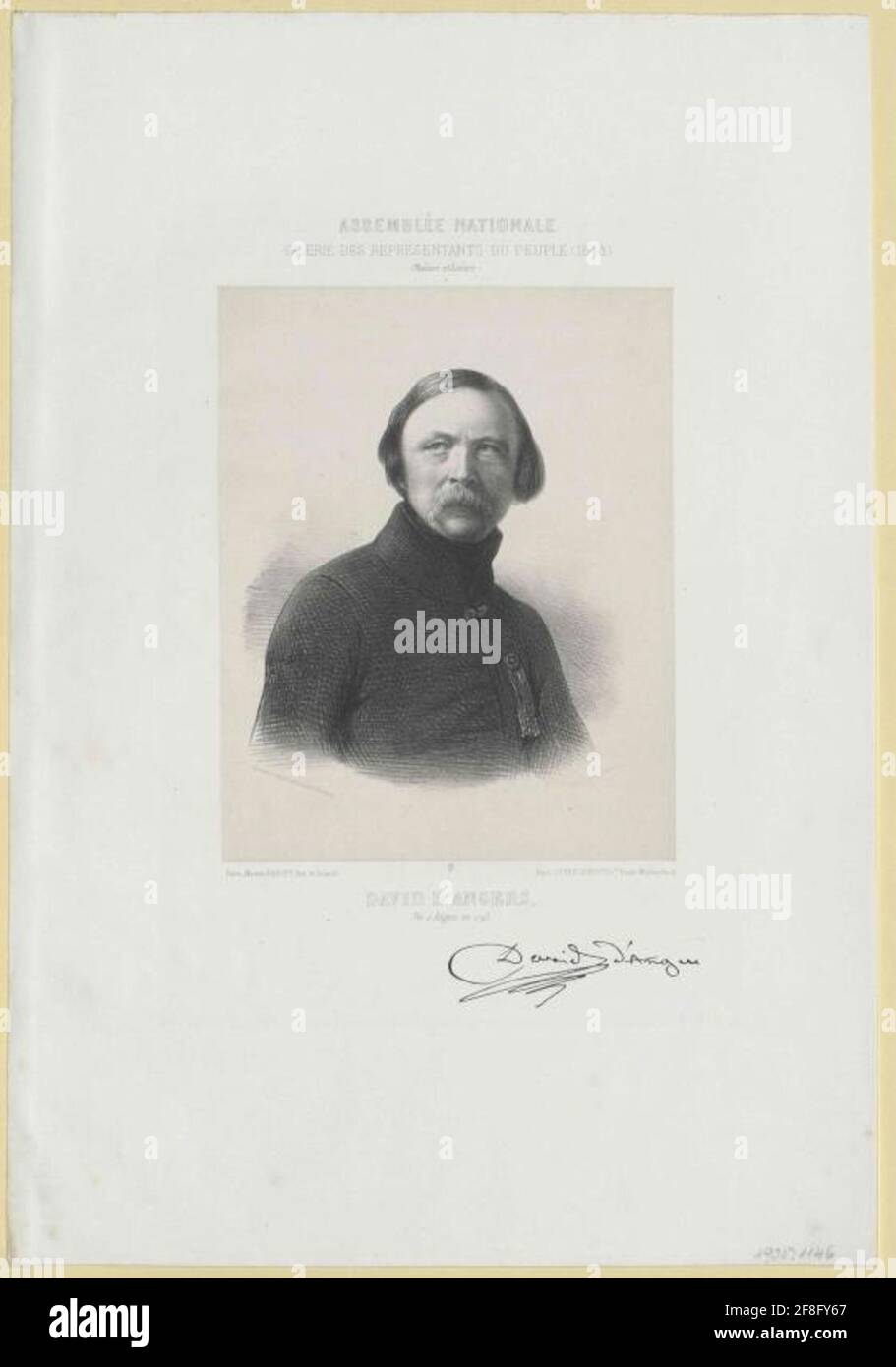 David of Angers, Pierre Jean Stock Photo - Alamy