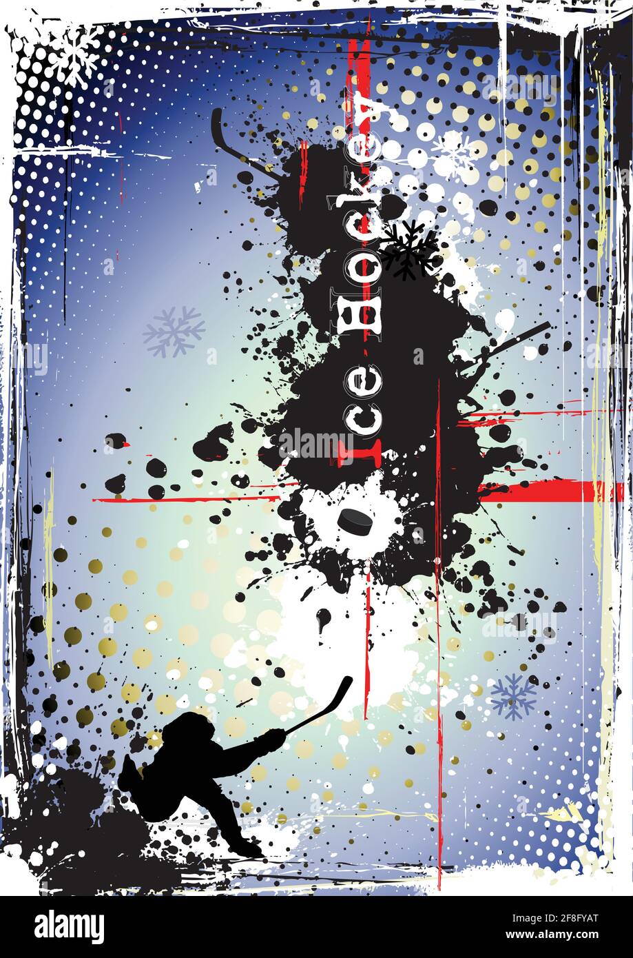 ice hockey poster background Stock Vector Image & Art - Alamy