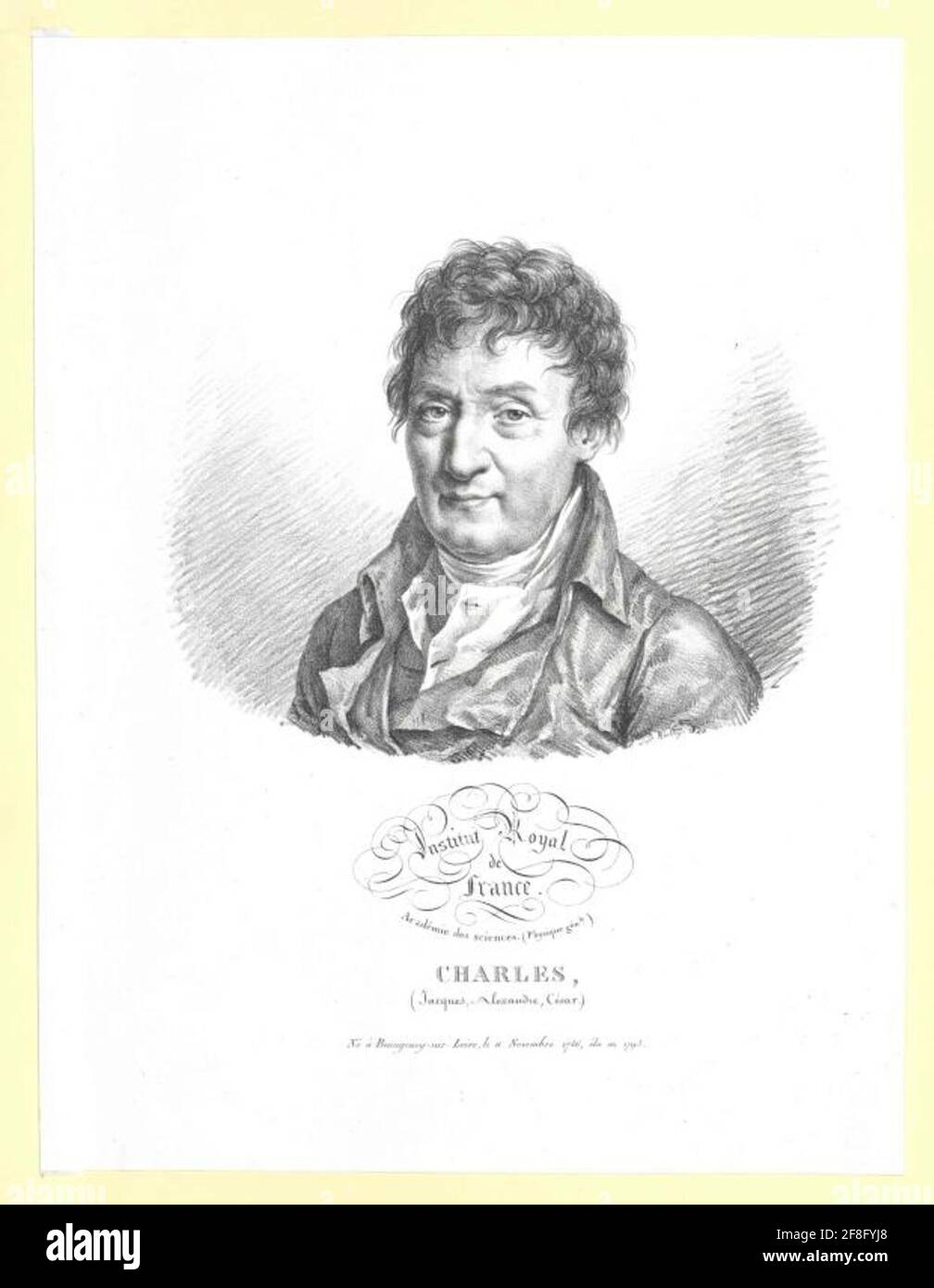 Charles, Jacques Alexandre Caesar Stock Photo - Alamy