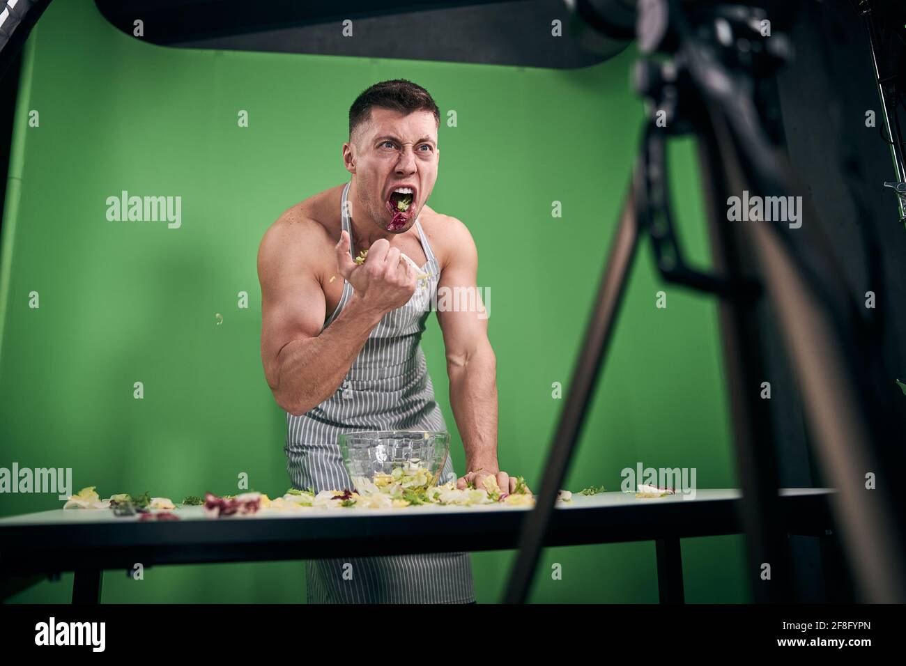 Muscular man screaming hi-res stock photography and images - Alamy