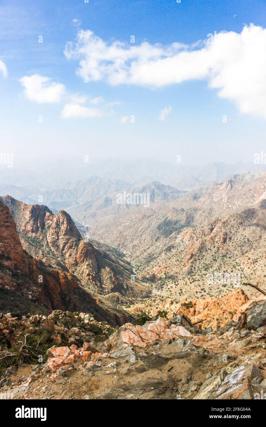 Al Hada Mountains landscapes near Taif, Western Saudi Arabia Stock ...