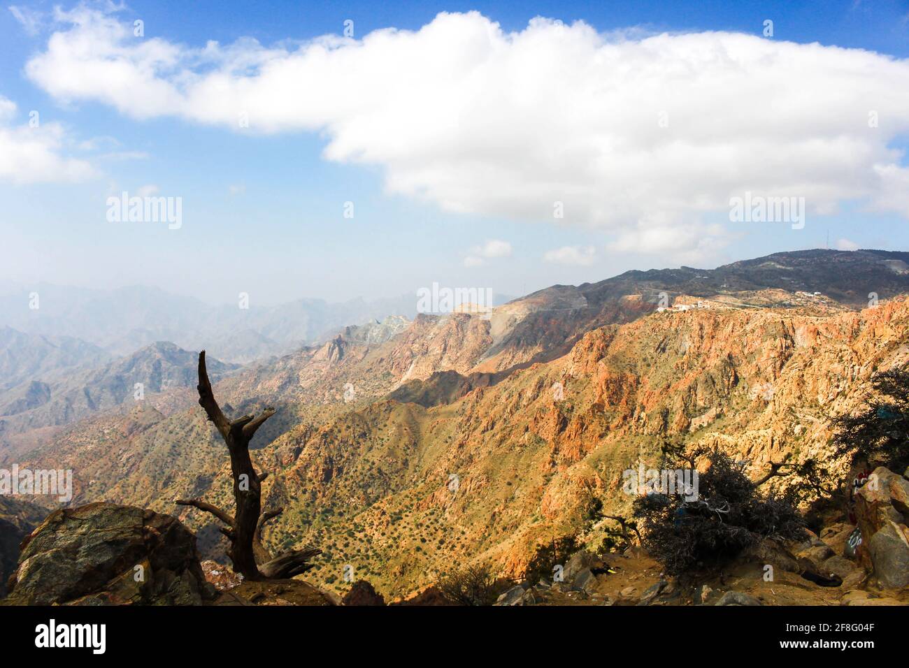 Al Hada Mountains landscapes near Taif, Western Saudi Arabia Stock ...
