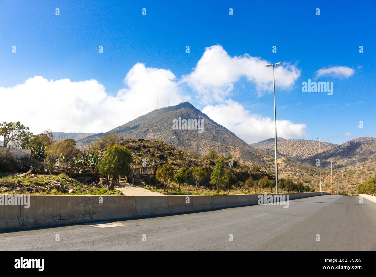 Al Hada Mountains landscapes near Taif, Western Saudi Arabia Stock ...