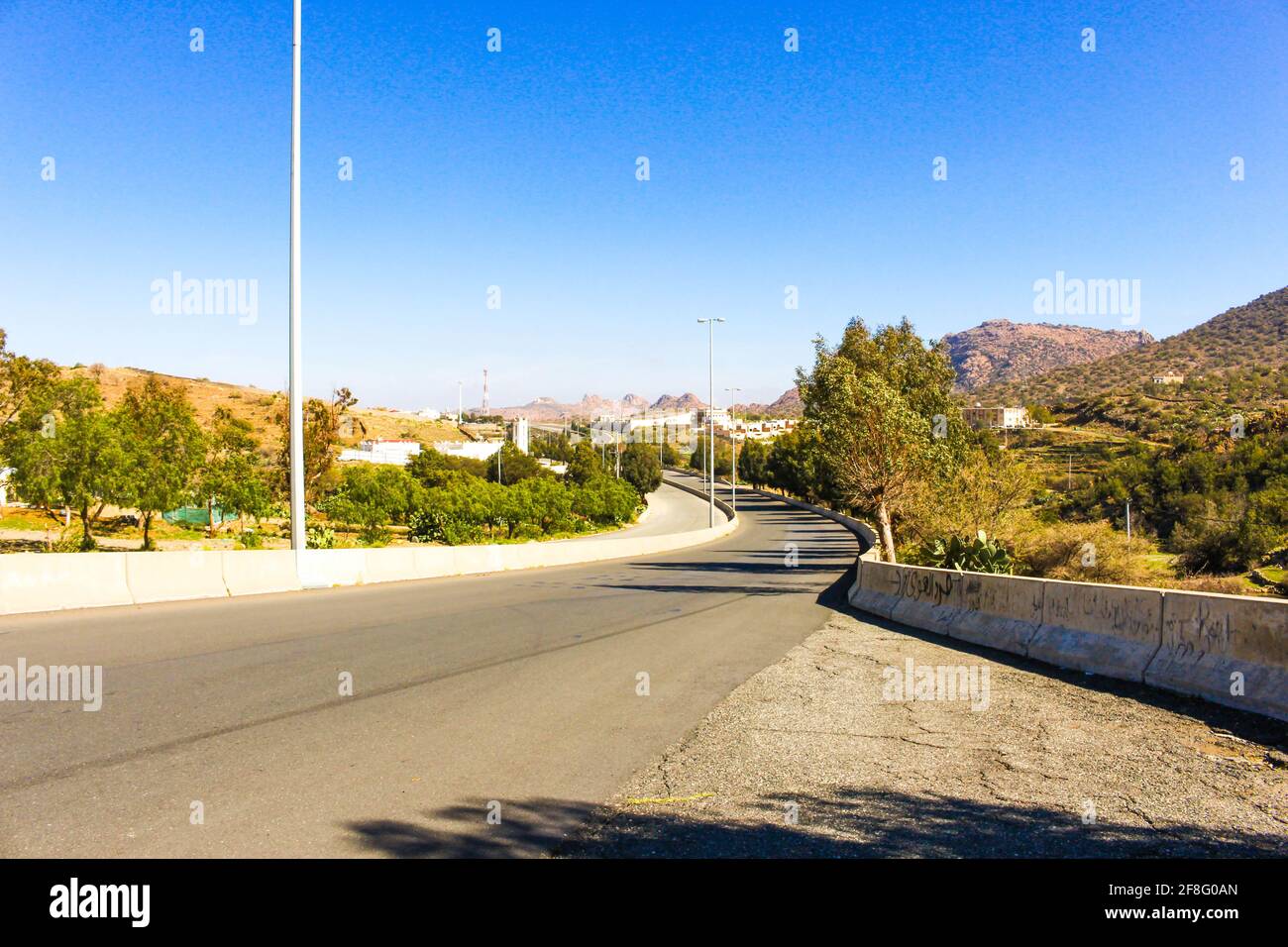 Al Hada Mountains landscapes near Taif, Western Saudi Arabia Stock ...
