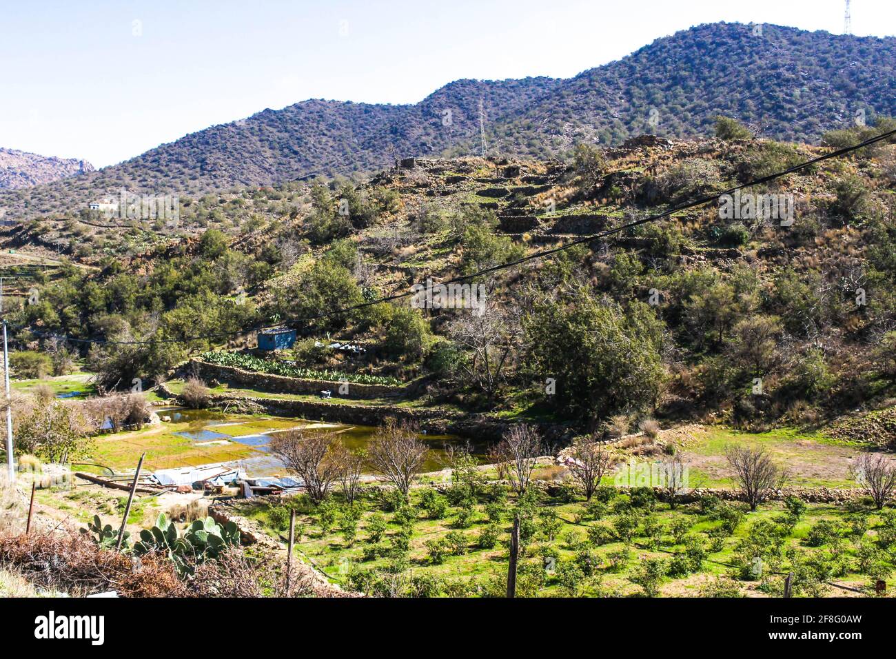 Al Hada Mountains landscapes near Taif, Western Saudi Arabia Stock ...