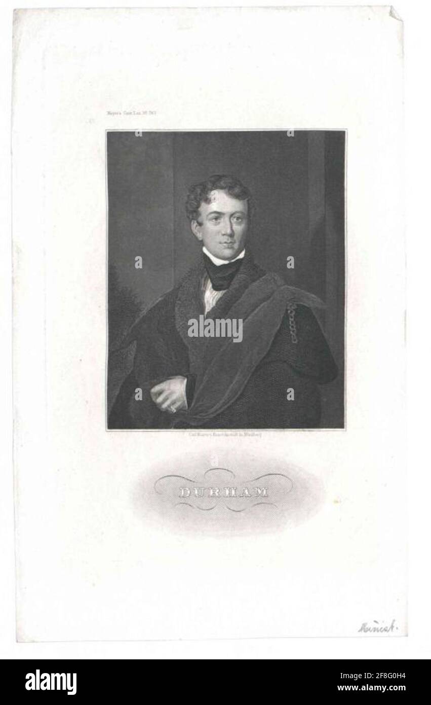 John lambton 1st earl of durham Cut Out Stock Images & Pictures - Alamy