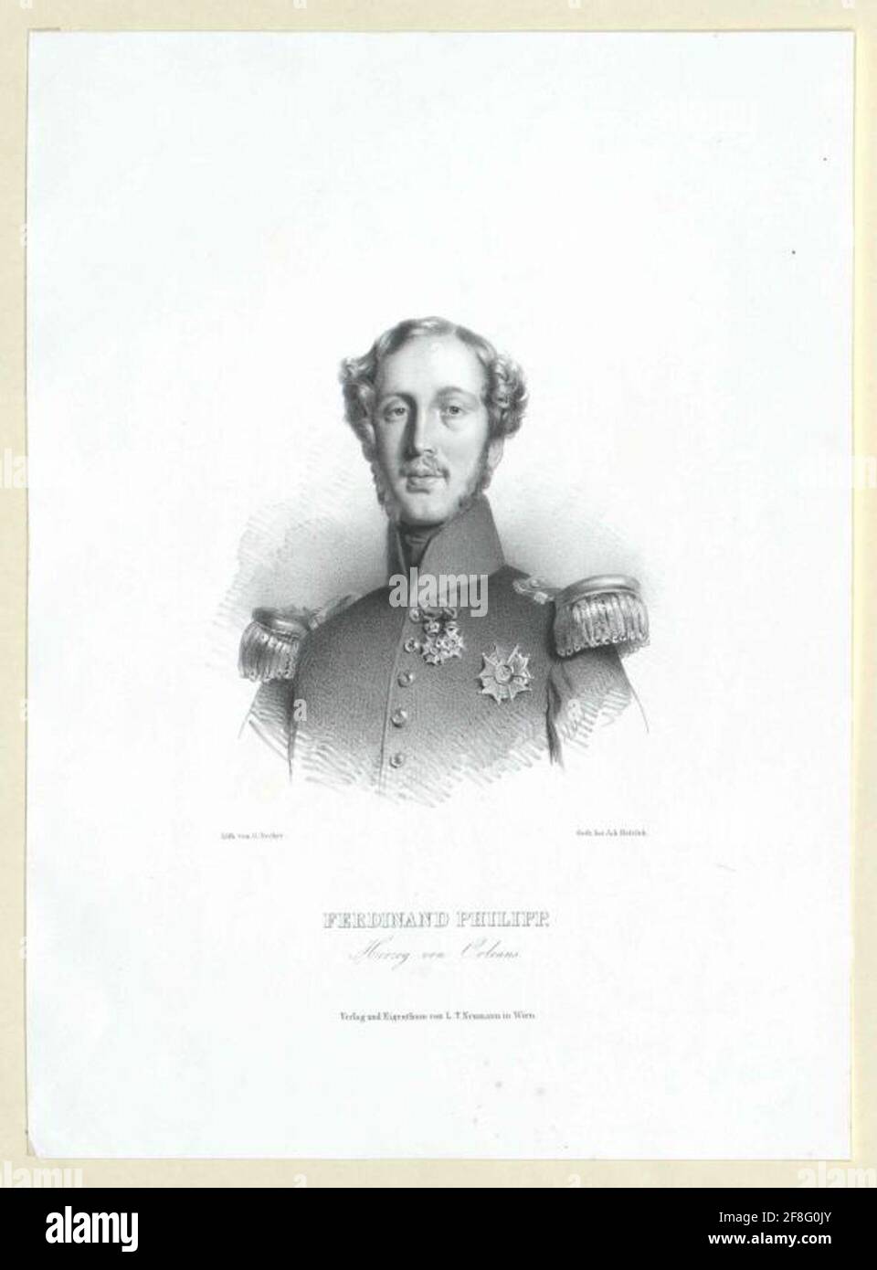 Ferdinand, Duke of Orléans Stock Photo - Alamy