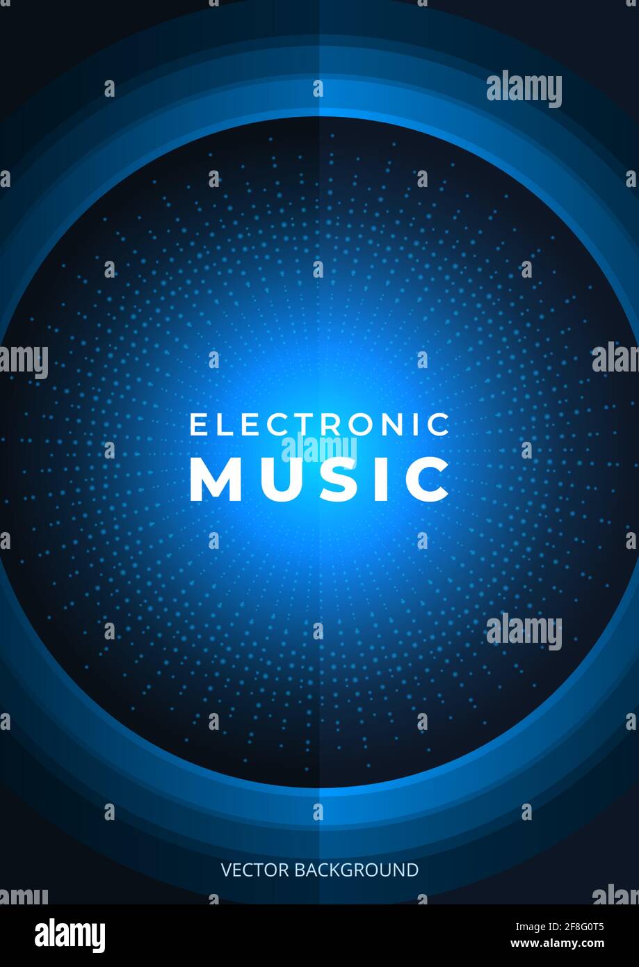 Electro Music Background