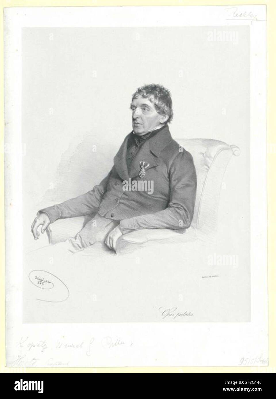 Kopet, Wenzel Gustav Knight of Stock Photo - Alamy