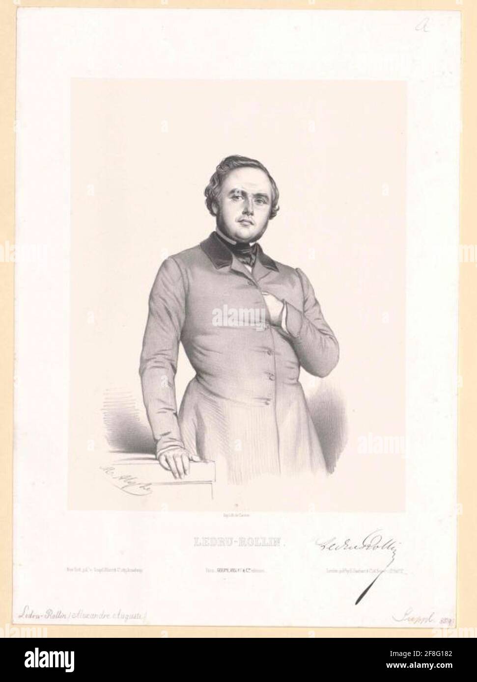 Ledru-Rollin, Alexander Auguste Stock Photo - Alamy