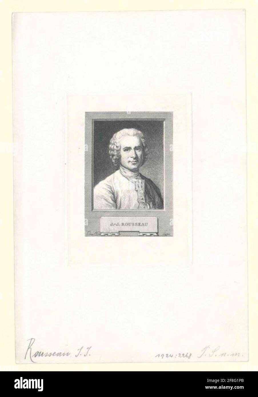 Rousseau, Jean Jacques Stock Photo - Alamy