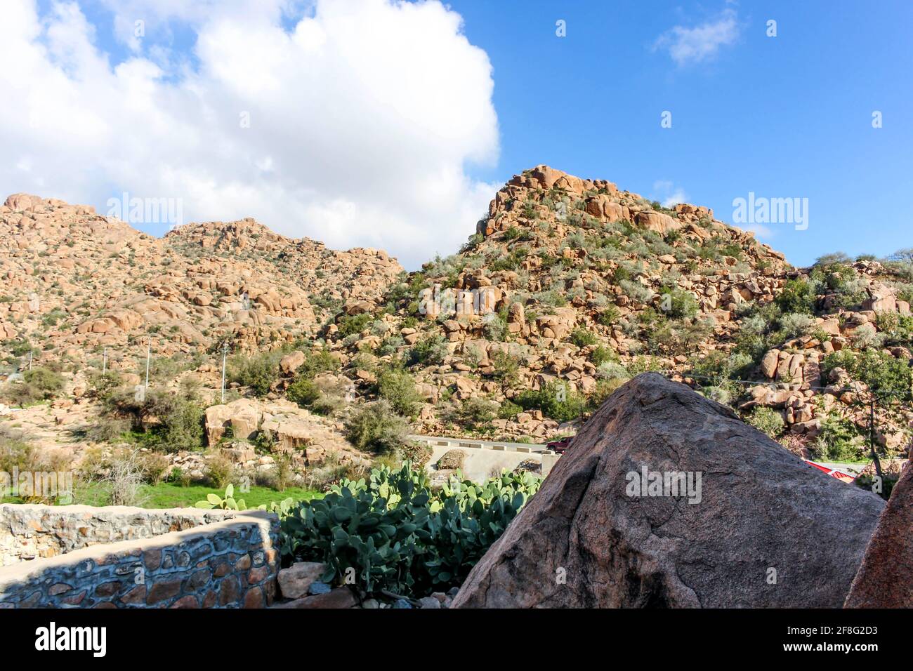 Al Hada Mountains landscapes near Taif, Western Saudi Arabia Stock ...