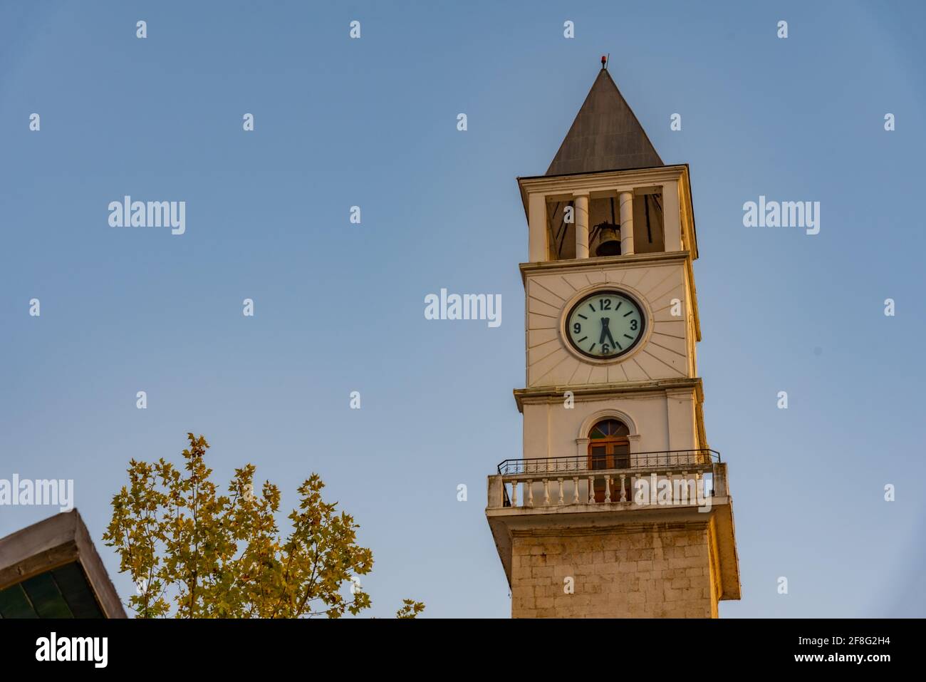Clock tower of tirana hi-res stock photography and images - Alamy