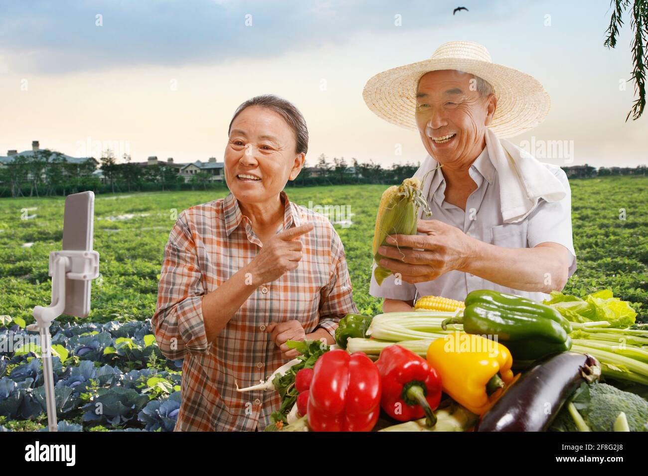 Live streaming china farmers hi-res stock photography and images - Alamy