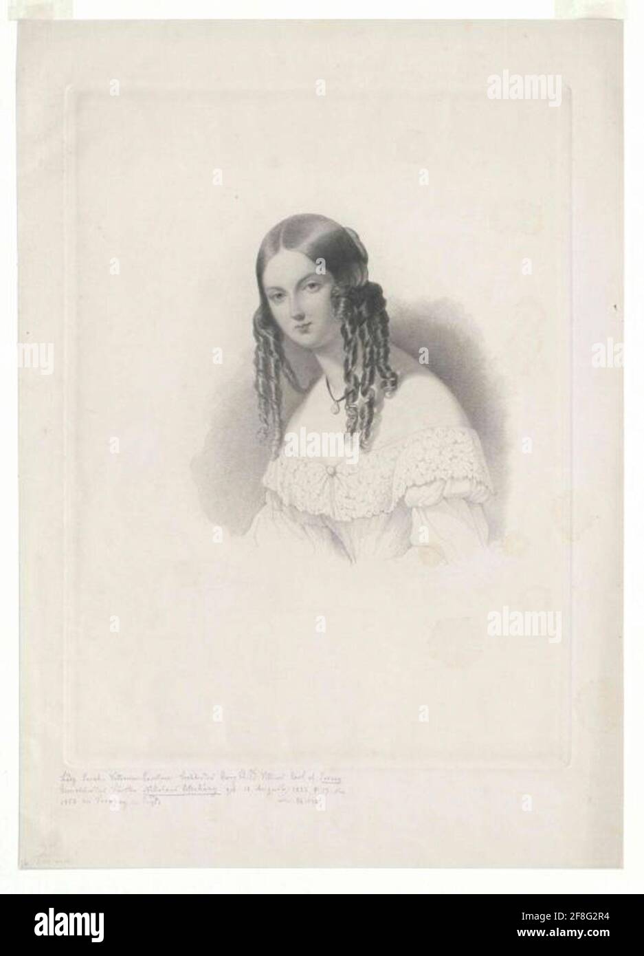 Child-Villiers, Lady Sarah Frederica Caroline (1822-1853 Stock Photo ...