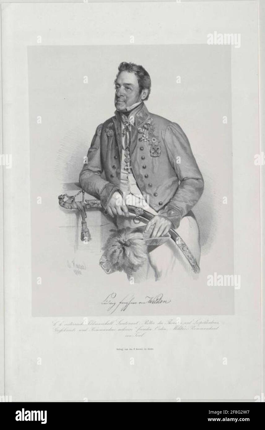 Welden, Franz Ludwig Freiherr von Stock Photo - Alamy